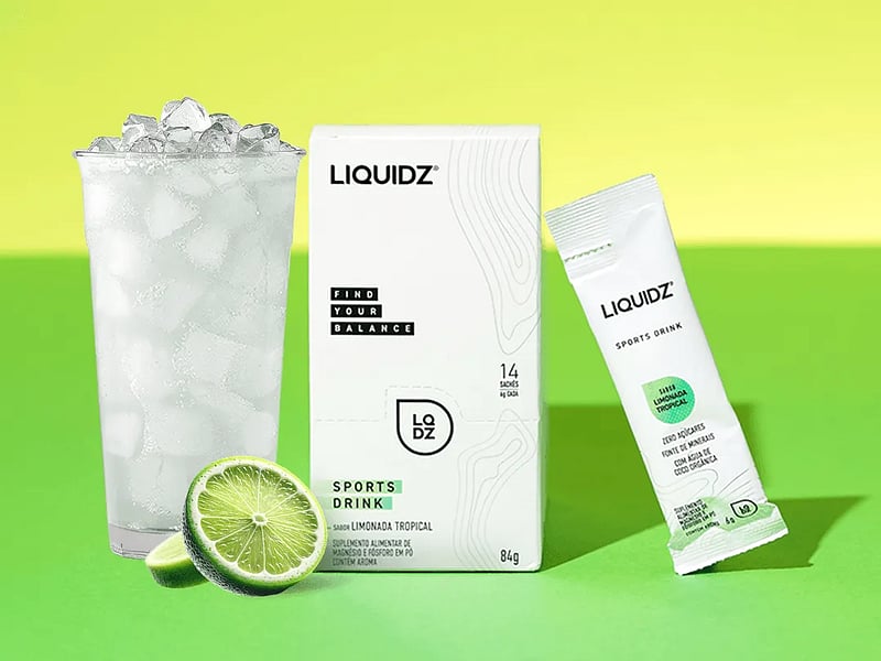 LIQUIDZ® - Bebida Esportiva em pó - ZERO Açúcar - 3X + Eletrólitos